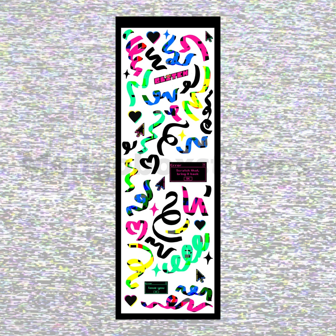 Glitch Mode NCT DREAM Deco Sticker Sheet/polco Stickers - Etsy