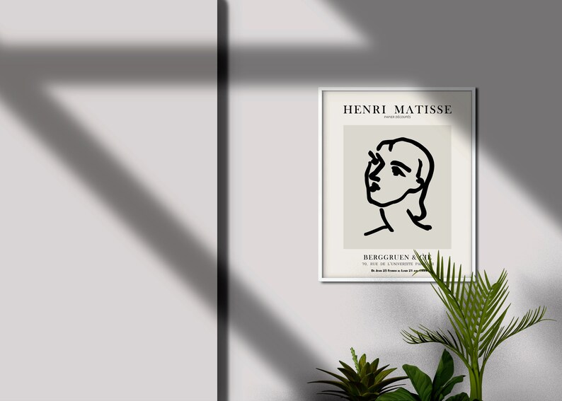 Henri Matisse Line Art, Matisse Exhibition Poster, Henri Matisse Museum ...