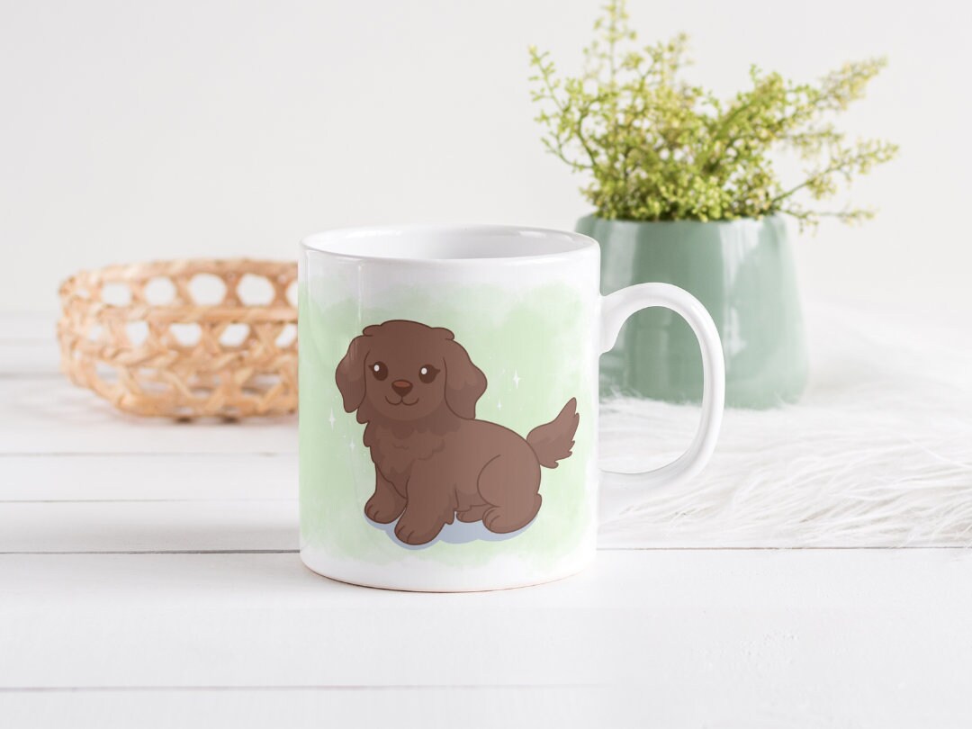 Flat-coated Retriever Mug, Stay Pawsitive, Personalized Dog Mug, Pet ...