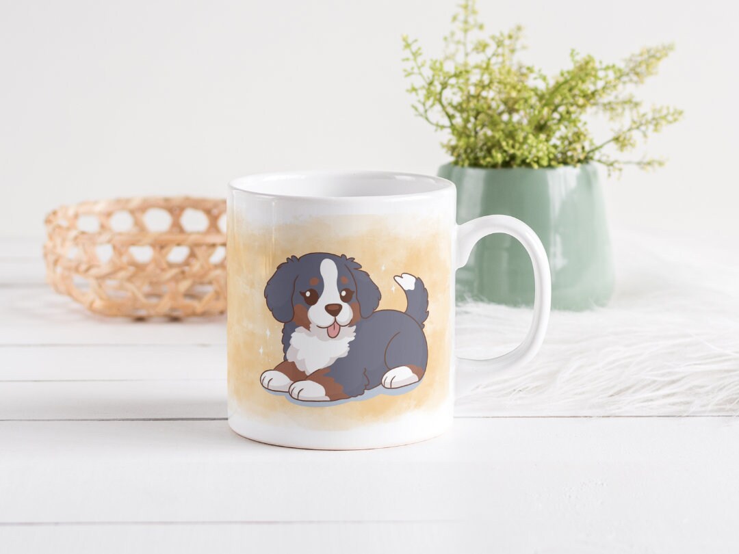 Bernese Dog Mug, stay Pawsitive, Coffee Mug, Perfect Gift for Pet ...