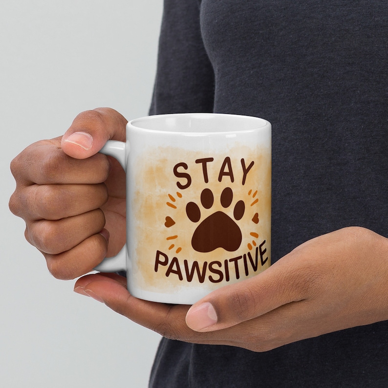 Bernese Dog Mug, stay Pawsitive, Coffee Mug, Perfect Gift for Pet ...