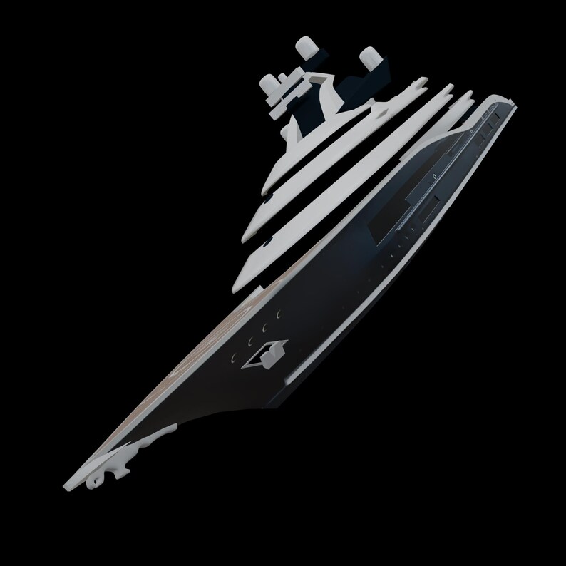 KISMET YACHT - 3D Printed Model (8 Inches) - Etsy