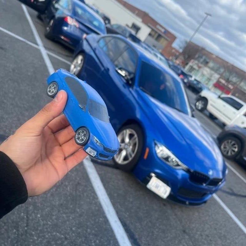 Custom 3d Replica Car - Etsy