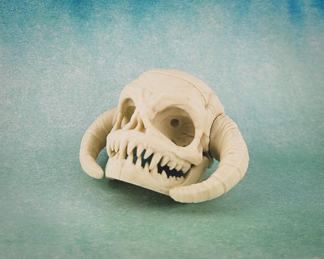 3D Printed Star Wars Wampa Skull - Sci-fi Monster Collectible - Etsy