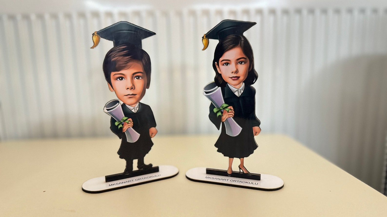Custom Graduation Caricature Figurine With Photo Personalization ...