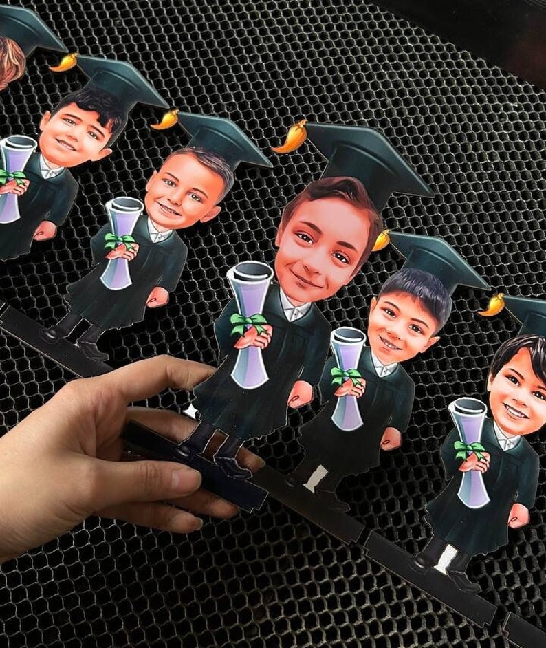 Custom Graduation Caricature Figurine With Photo Personalization ...