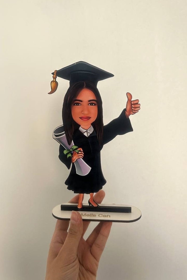 Unique Graduation Caricature Trinket for Students and Graduates, Bulk ...