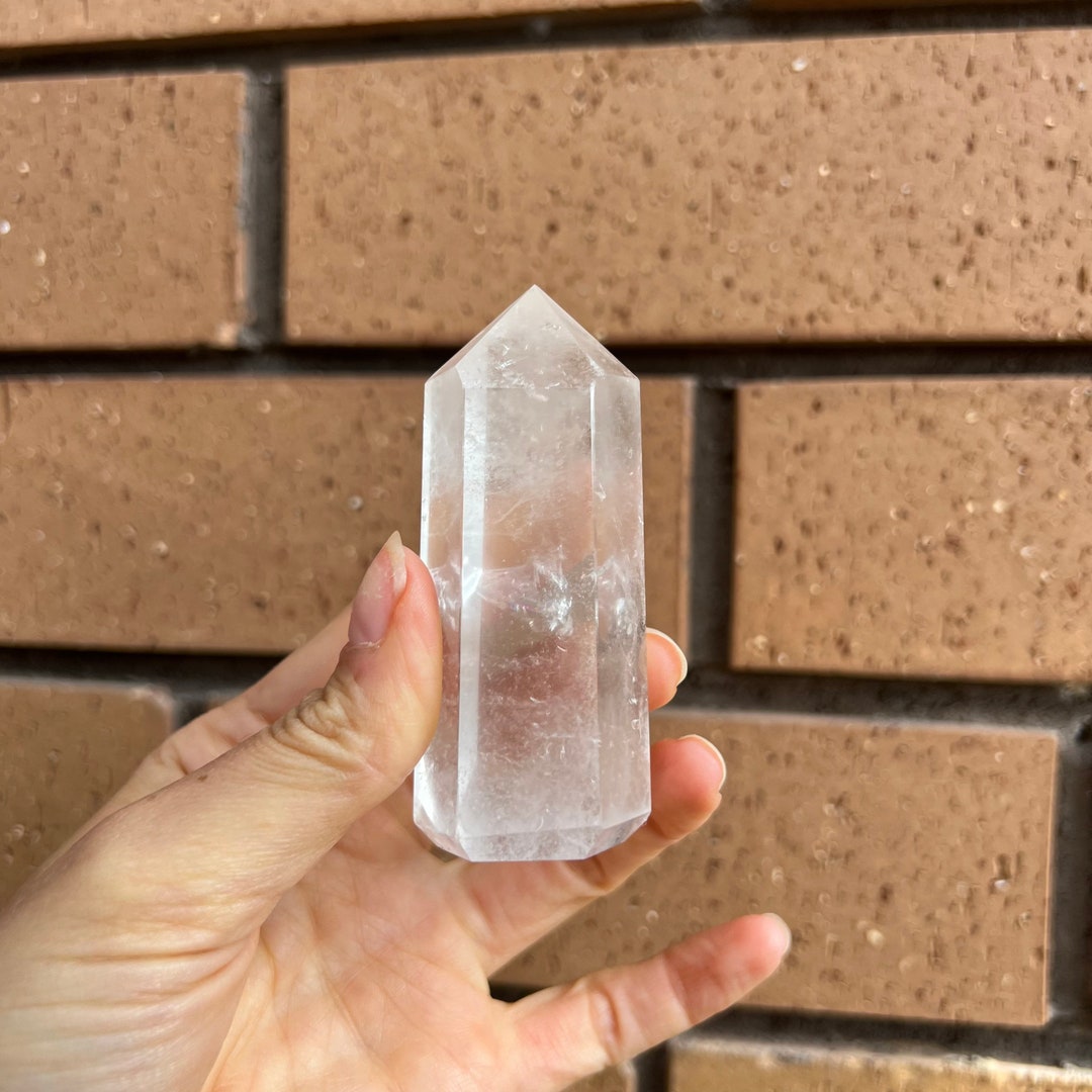 Extra Large Clear Crystal Quartz Point: Healing Intention Stone - Etsy