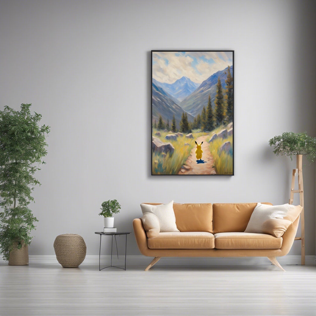 Pokemon Pikachu Rocky Mountain National Park Monet Inspired Pokemon Fan ...