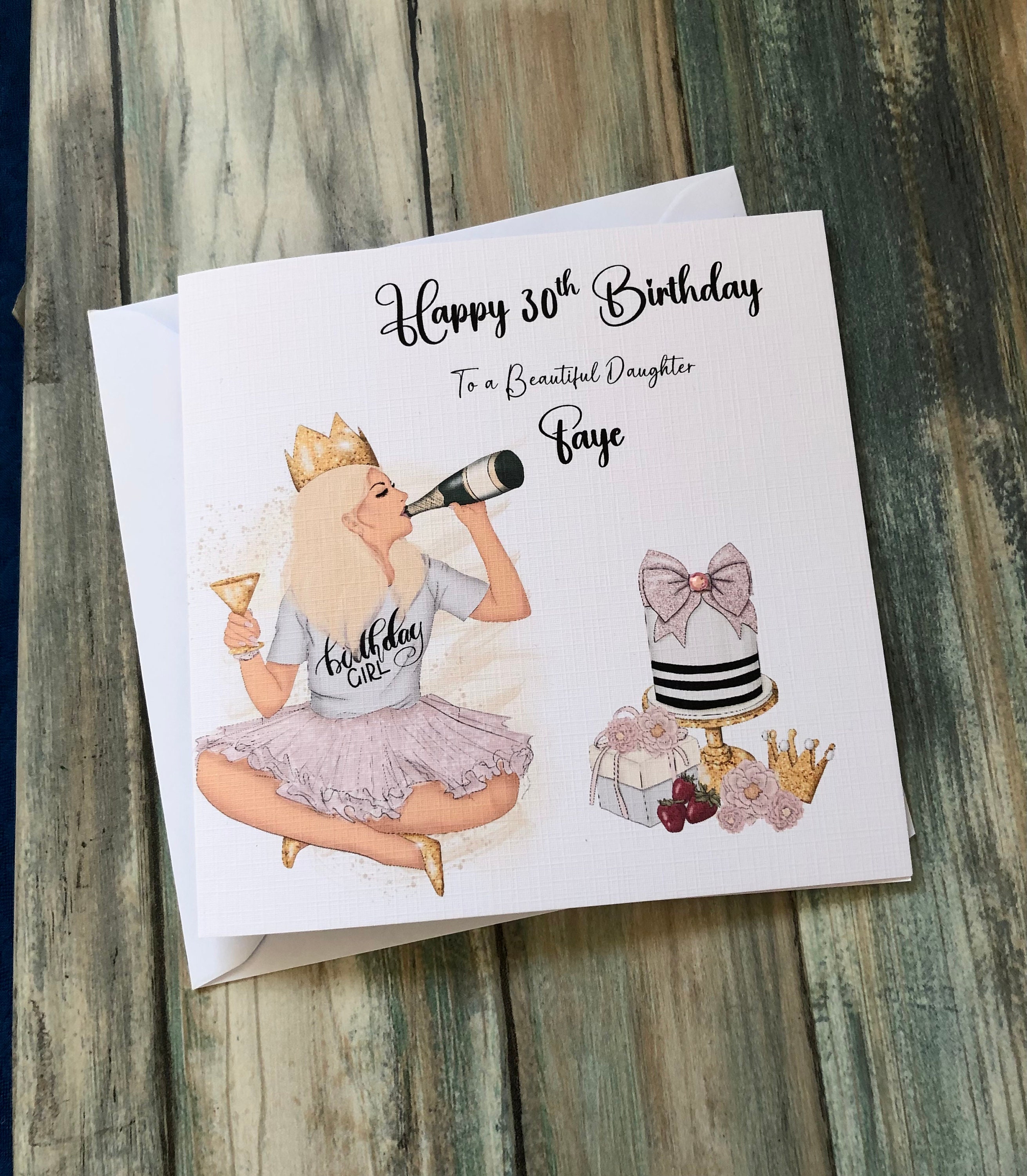 Personalised Woman's Birthday Card for Her Happy Birthday - Etsy