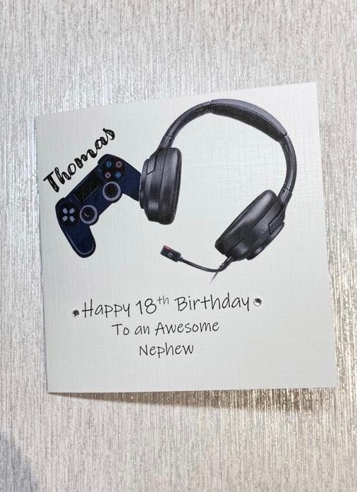 Playstation Birthday Card for Him for Her Happy Birthday Son - Etsy UK
