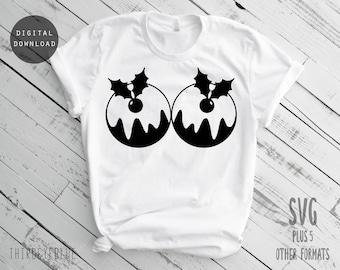 Christmas Pudding Svg - Etsy