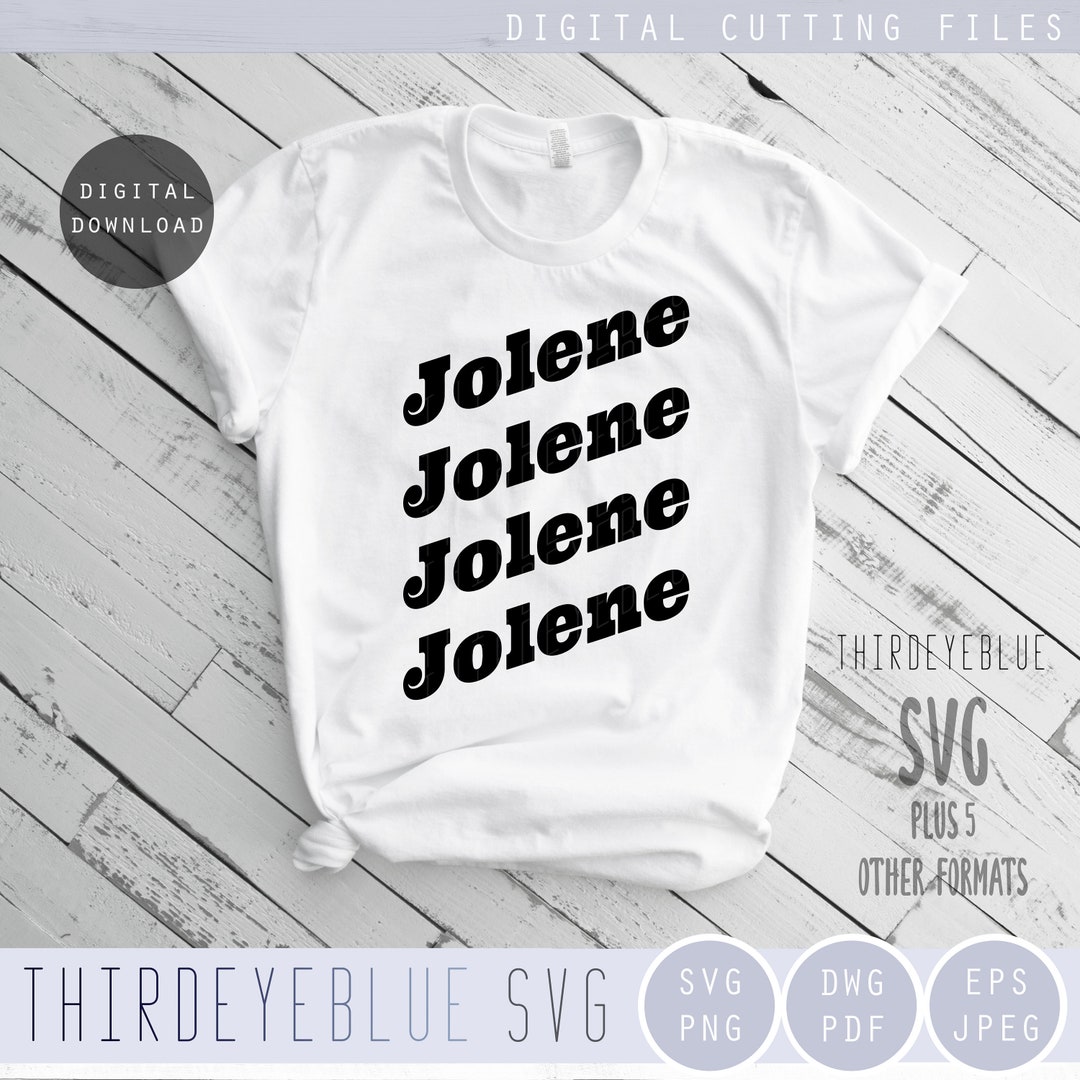 Jolene SVG Country SVG Mug SVG Gift Digital Cutting File - Etsy Canada