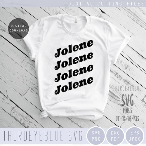 Jolene SVG Country SVG Mug SVG Gift Digital Cutting File - Etsy
