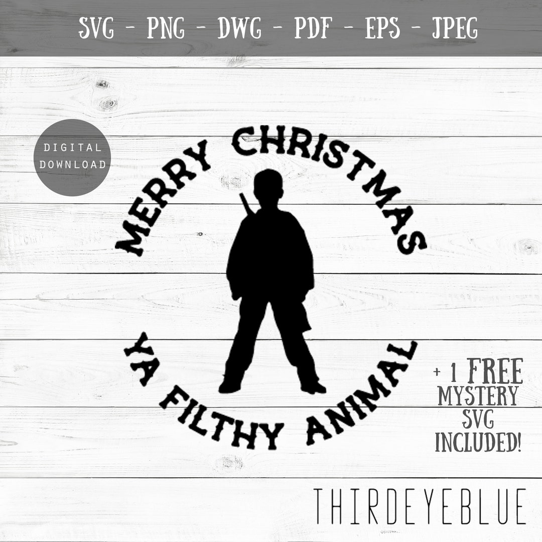 Merry Christmas Home Alone Funny SVG - Etsy