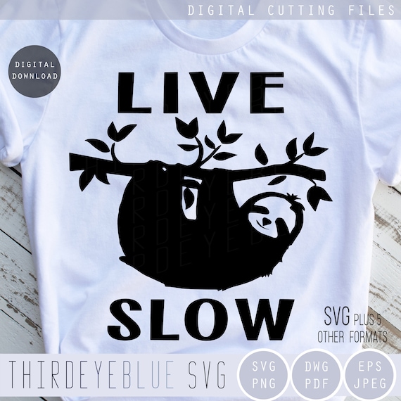 Sloth SVG Pyjamas Svg Kids Bedroom Svg Loungewear Decal - Etsy