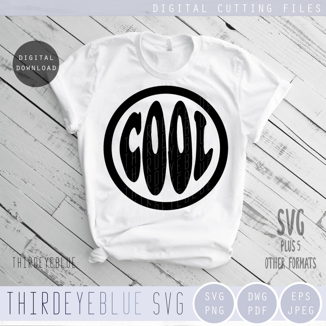 Coole SVG, Retro SVG, Cool Badge SVG, Tshirt Logo Digitale ...