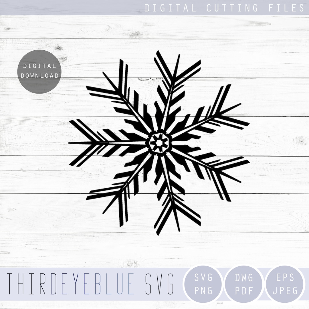 Snowflake SVG - Etsy