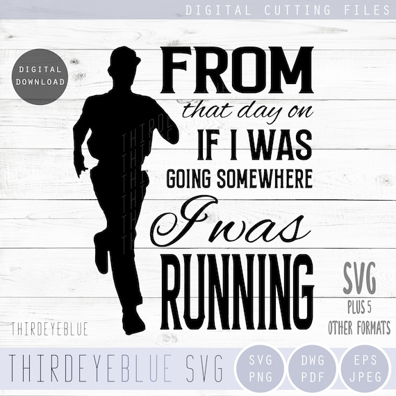 Running SVG Home Decor Decal Tshirt Mug Gift Digital cutting | Etsy