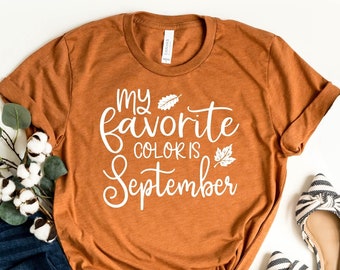 September Birthday Shirt - Etsy