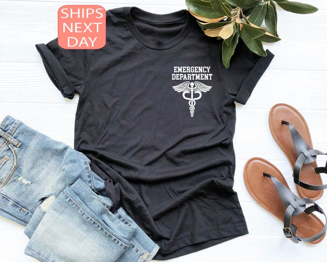 Emergency Department Shirt, ER Nurse Pocket T-shirt, Emergency Room ...