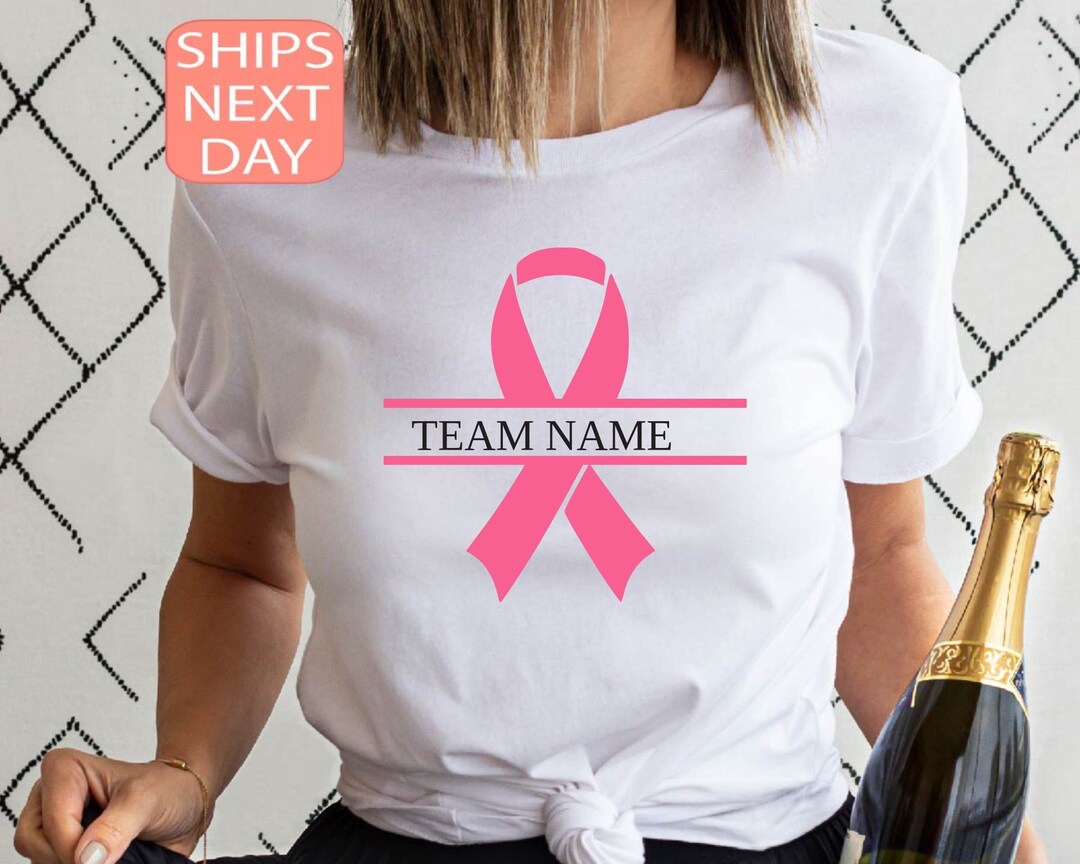 Custom Breast Cancer Shirt Cancer Survivor Team Shirt - Etsy