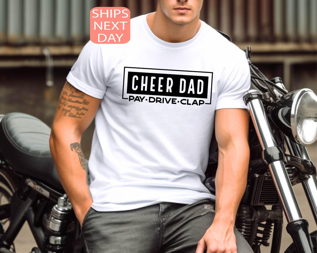 Cheer Dad Shirt, Cheerleading Dad Shirt, Cheer Life Shirt, Cheer Squad ...