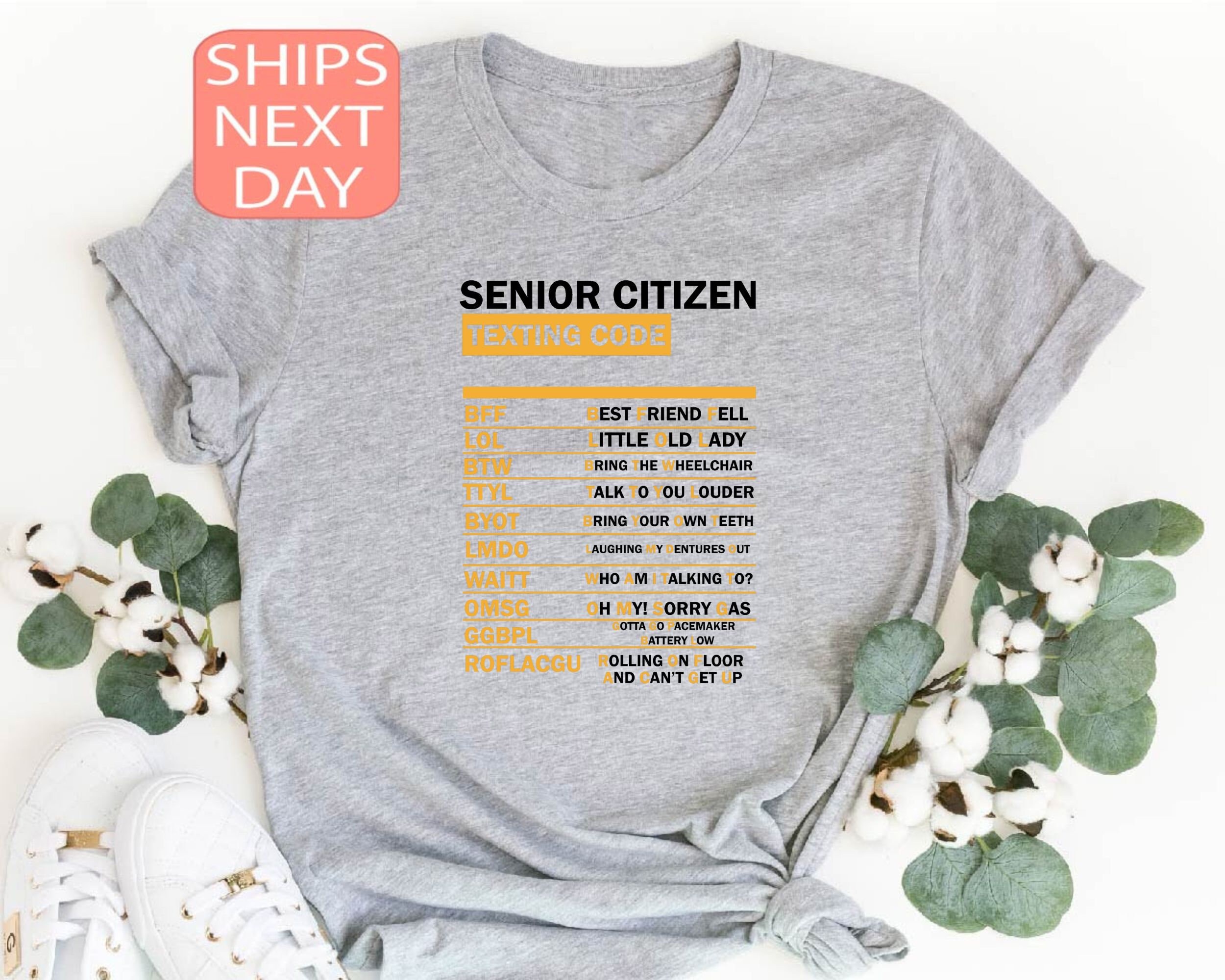 Sarcastic Senior Citizen Shirt,funny Grandparents T-shirt,senior ...