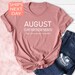 August is My Birthday Month, August Birthday Shirt, Birthday Gift Shirt ...