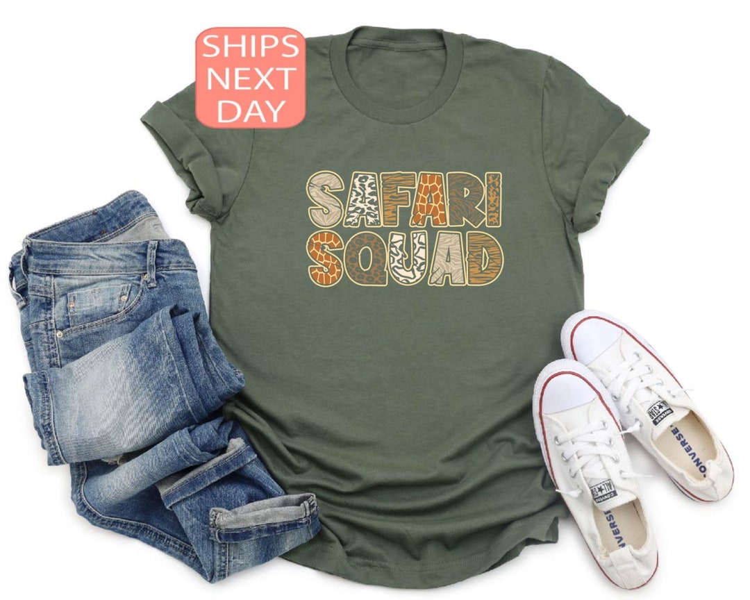 Safari Squad Shirt, Safari Gift, Safari Guide Shirt, Safari Trip Shirt ...