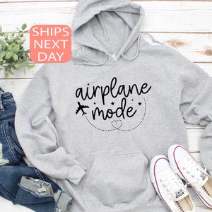Airplane Mode Sweatshirt, Airplane Shirt, Travel Sweater, Gift for ...