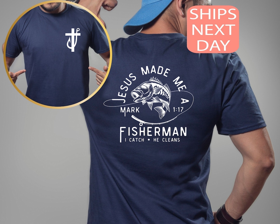 Christian Shirts for Men Christian T Shirts Fisher of Men Christian ...