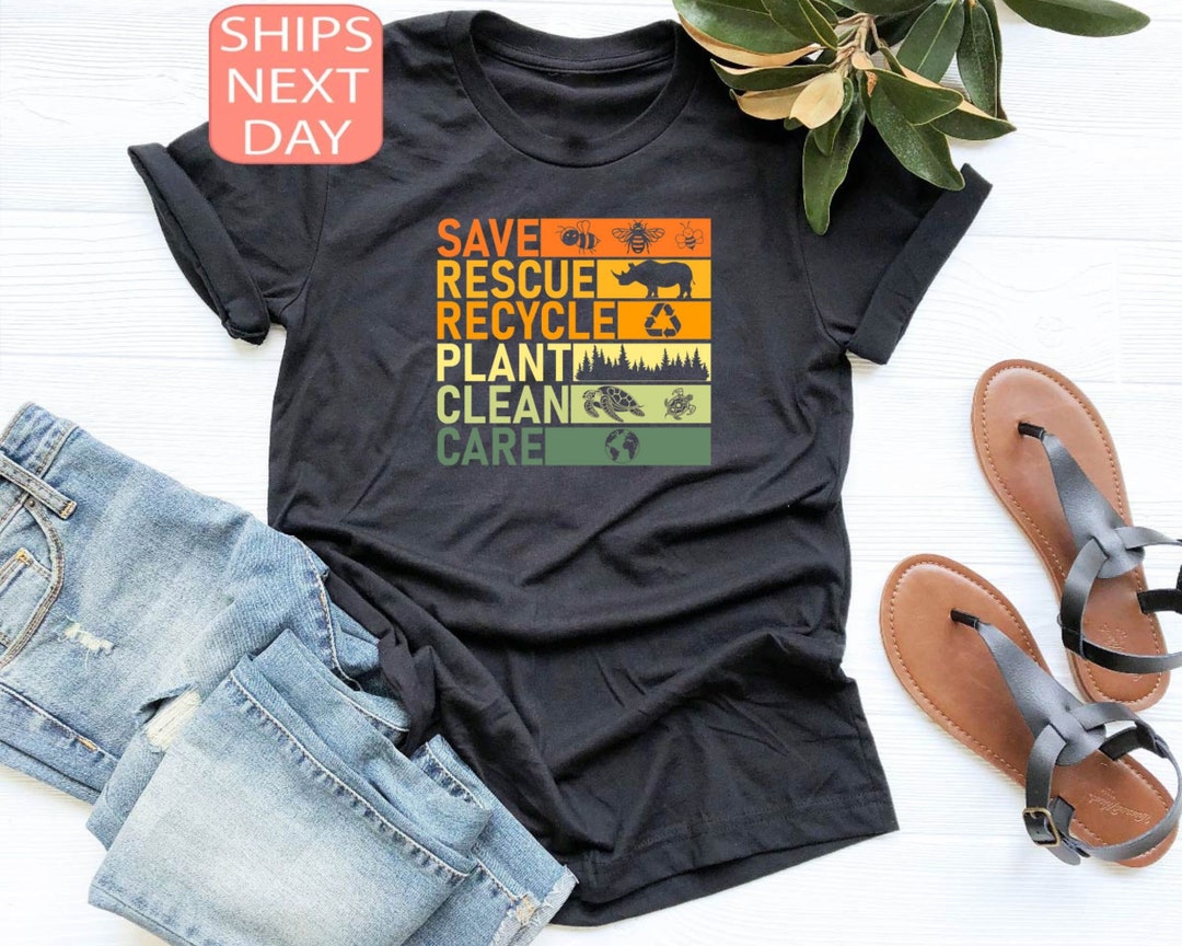 Environmental Shirt, Recycle Shirt, Environment Day Shirt, Save the ...