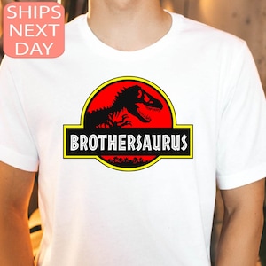 Brothersaurus Shirt, Dinosaur Bro Tee, Jurassic Trip Brother Tee ...