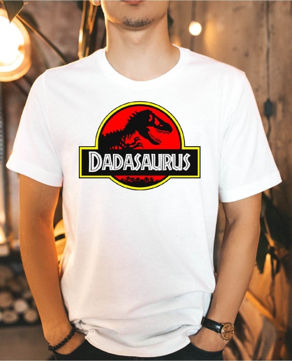 Dadasaurus Shirt Fathers Day Gift Funny Dinosaur Dad Tee - Etsy