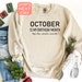 October My Birthday Month, October Birthday Shirt, Birthday Gift for ...