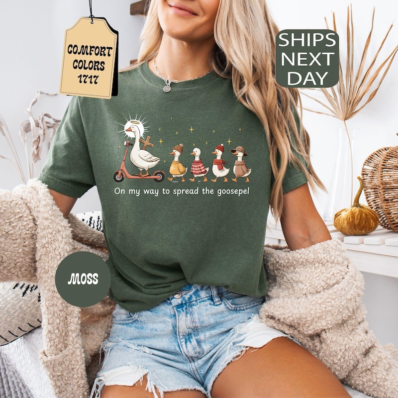 Christian Shirt Goose - Etsy
