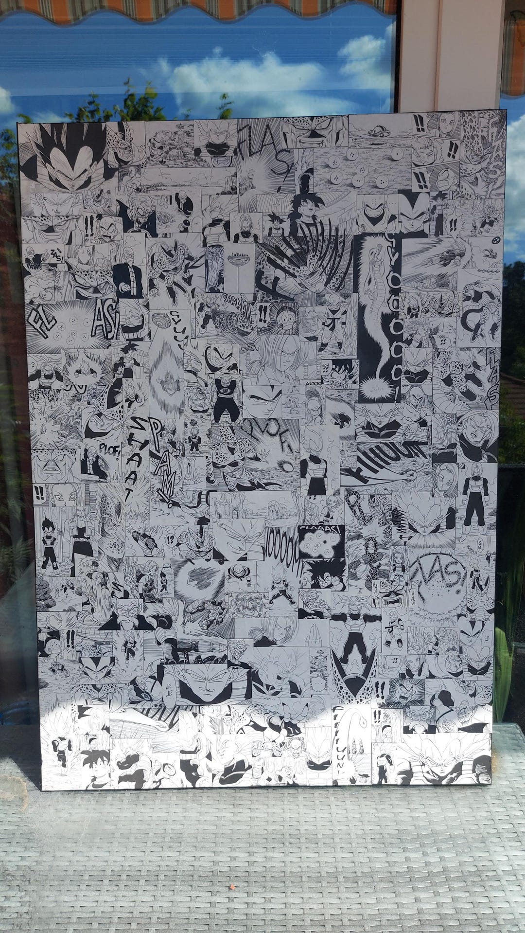 Dragon Ball Z - Cell Fight Collage - 100 X 70 Cm on Canvas - Etsy