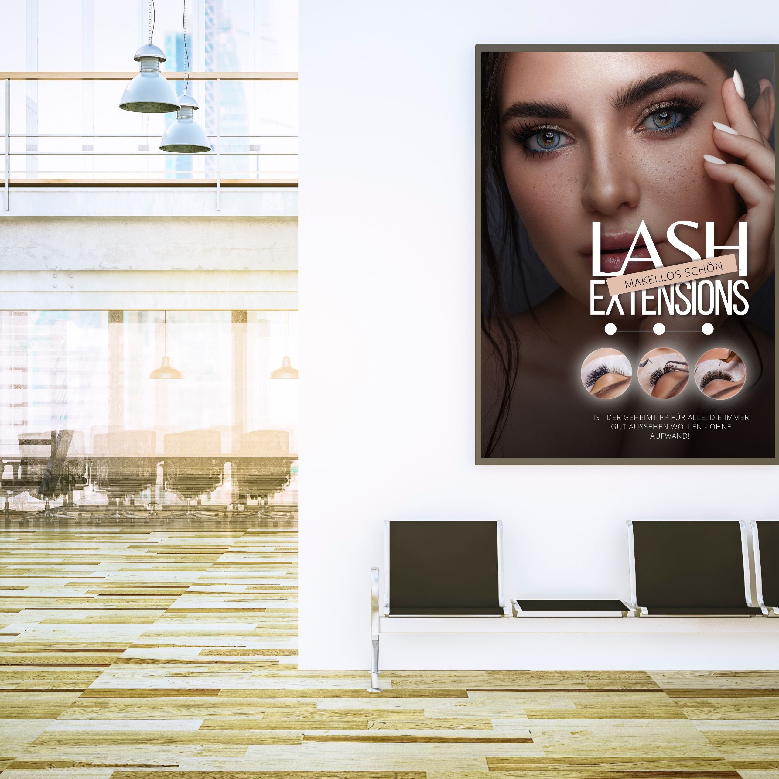 Eyelash Extension Poster, Beauty Poster, Lash Extensions for Download ...