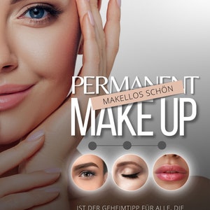 Permanent Make up Poster, Beauty Poster for Download - Etsy