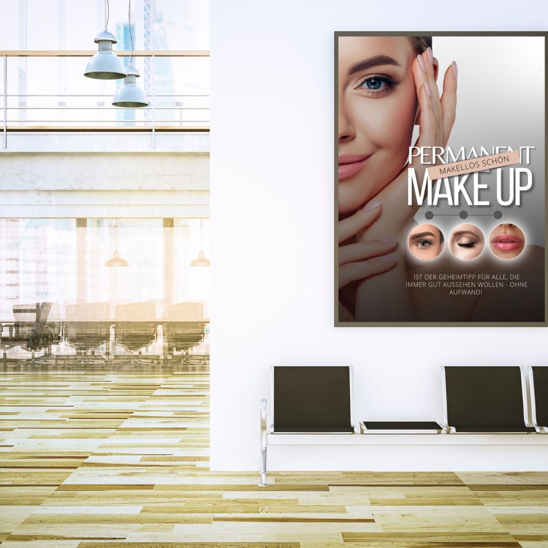 Permanent Make up Poster, Beauty Poster for Download - Etsy