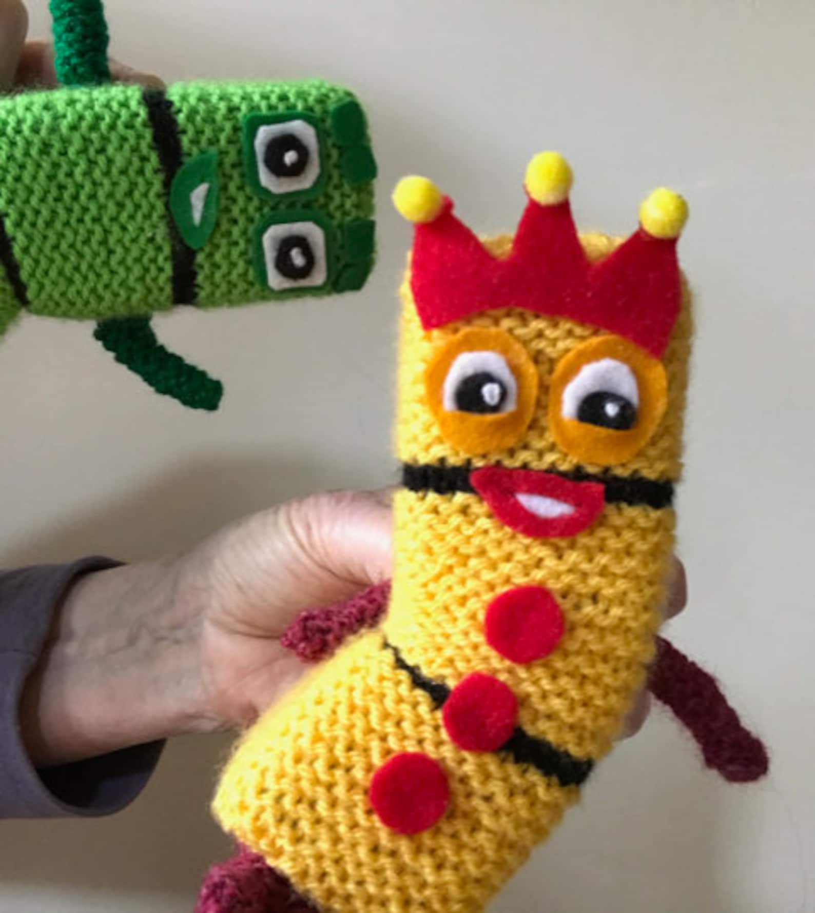 NUMBERBLOCKS 2024 Knitting Pattern. SOFTIES Made on FOAM - Etsy