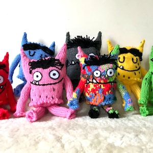 My Colour Monster Knitting Patterns. the Monsters and the Girl. 2025 ...