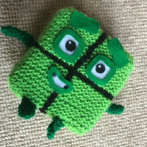 NUMBERBLOCKS 2024 Knitting Pattern. SOFTIES Made on FOAM - Etsy Australia