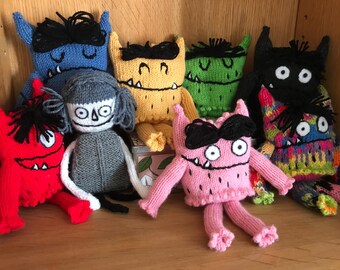 My Colour Monster Knitting Patterns. the Monsters and the Girl. 2024 ...