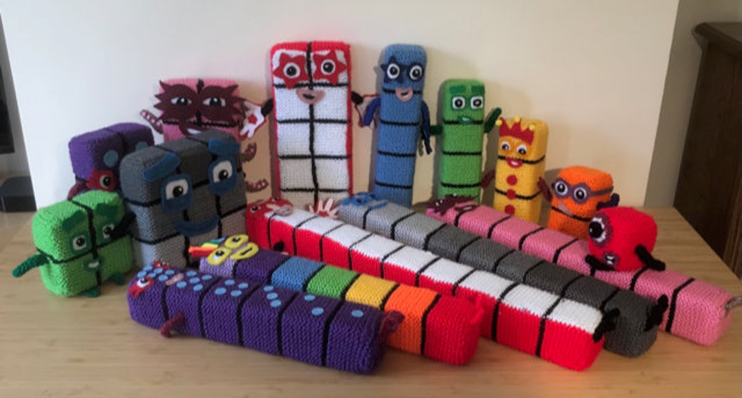 NUMBERBLOCKS 2024 Knitting Pattern. SOFTIES Made on FOAM - Etsy UK