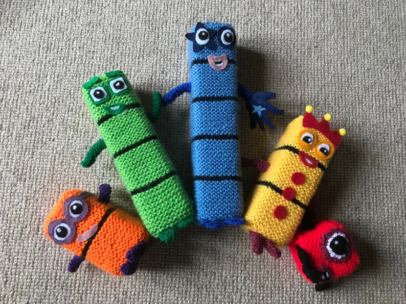 NUMBERBLOCKS 2024 Knitting Pattern. SOFTIES Made on FOAM - Etsy
