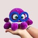 Super Kitty, Octopus Otto, Plush Toy - Etsy
