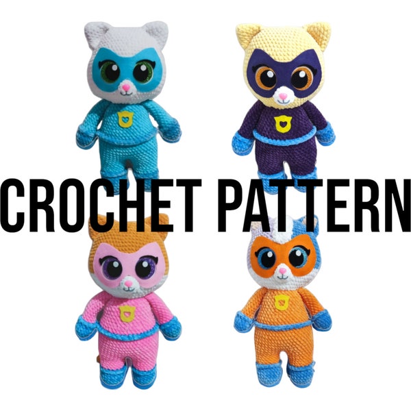 Kitty Crochet Pattern - Etsy
