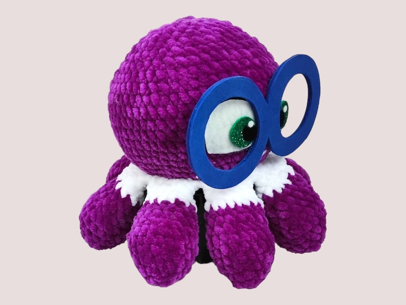 Super Kitty, Octopus Otto, Plush Toy - Etsy